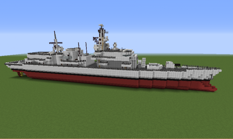 Frigate (Type 23 / Duke-Class) - Blueprints for MineCraft Houses ...