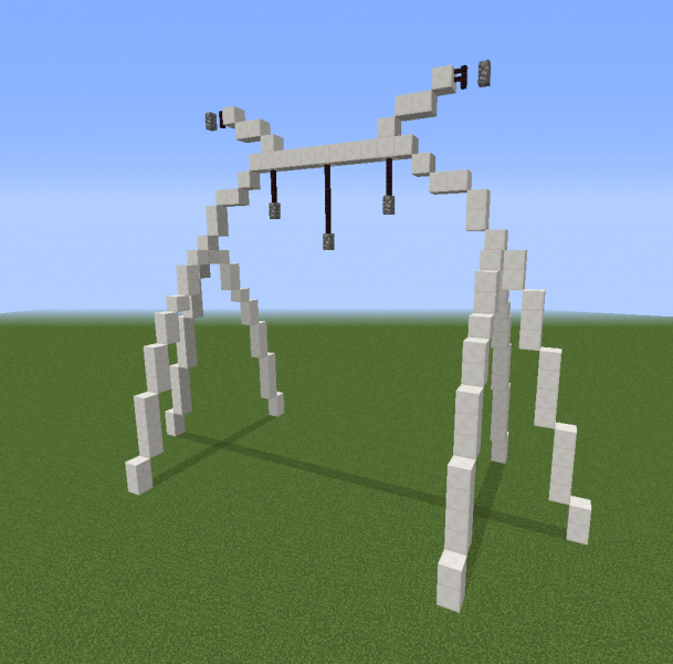 High Voltage Transmission Tower 2 - Blueprints for MineCraft Houses ...