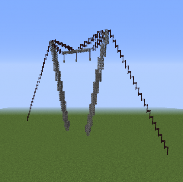 High Voltage Transmission Tower 3 - Blueprints for MineCraft Houses ...