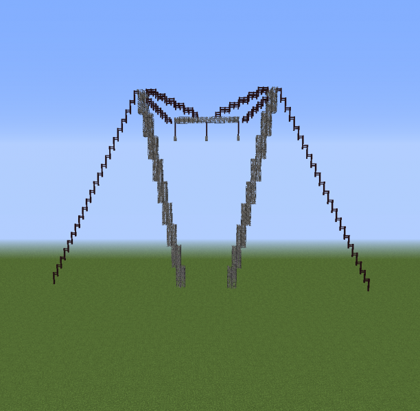 High Voltage Transmission Tower 3 - Blueprints for MineCraft Houses ...