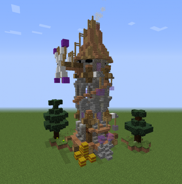 Witch's Cottage - Blueprints for MineCraft Houses, Castles, Towers, and ...