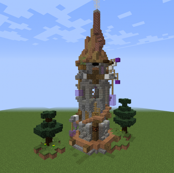 Witch's Cottage - Blueprints for MineCraft Houses, Castles, Towers, and ...